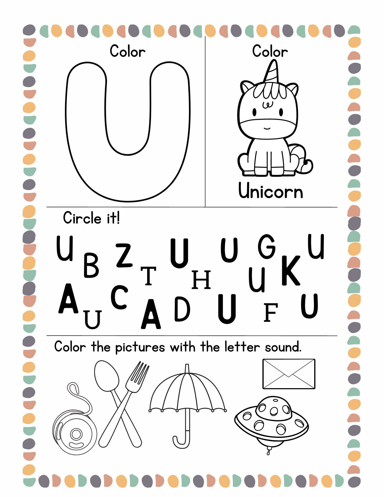 26 Alphabet Workbook Worksheets ABC Color, Search, Sound Practice Book ...