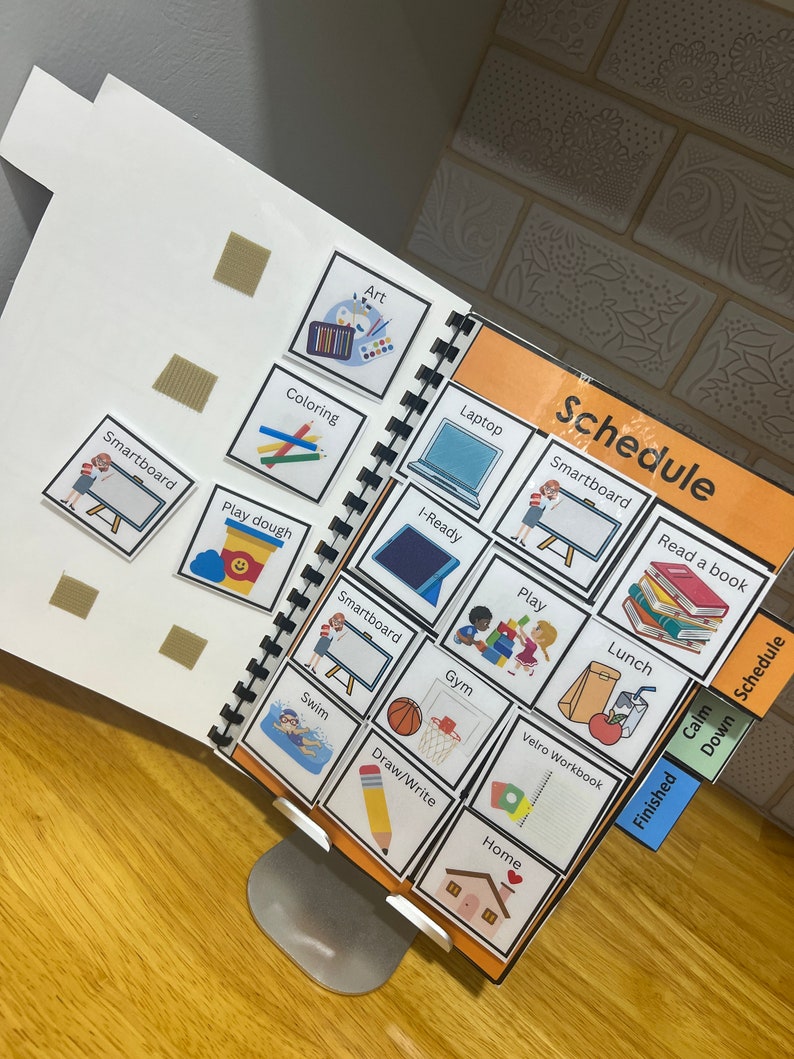 First, Then Transition Flip Book - Visual Schedule - Editable - Token ...