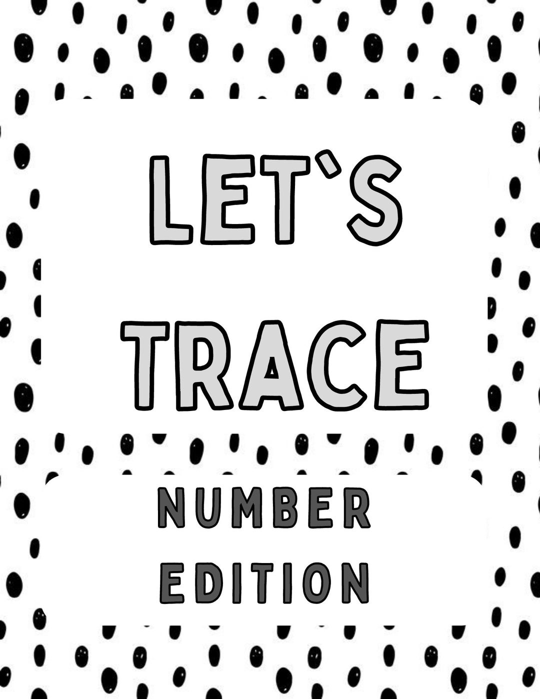 Let's Trace- Number Edition, 1-10 Printable Tracing Worksheets ...