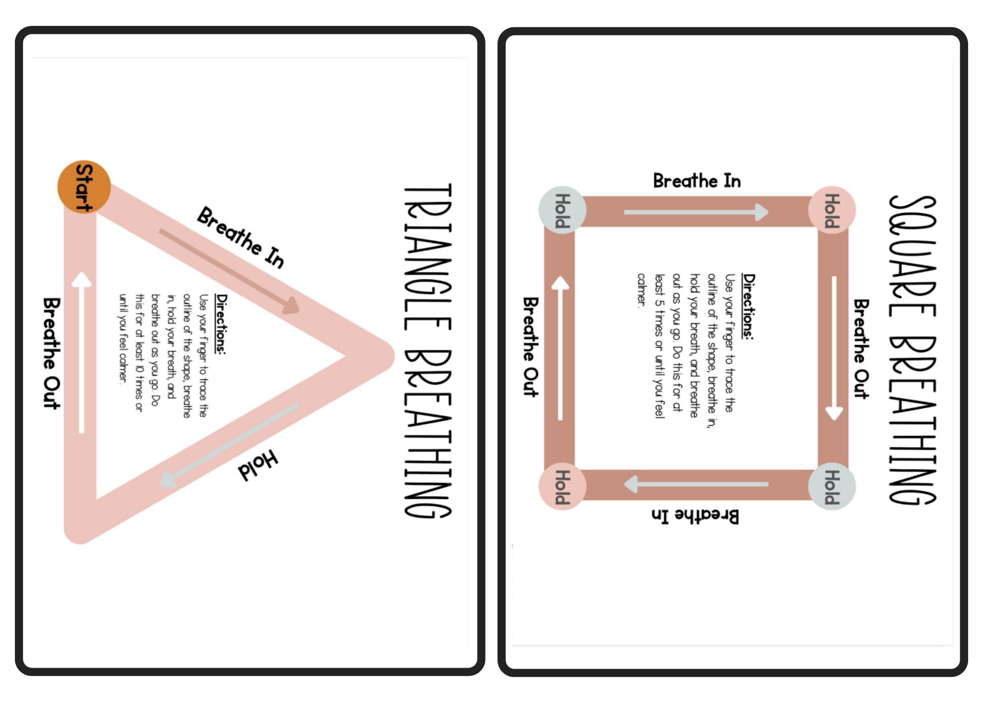 Breathing Exercise Cards | Mindfulness Tools for Kids (printable ...