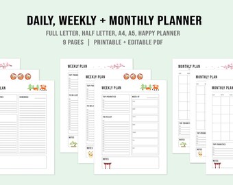 Printable Japanese Planner - Etsy