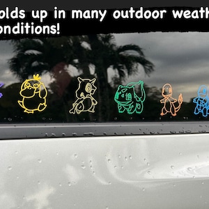 Bulbasaur Vinyl Decal (choose the Size, Choose the Color) - Etsy