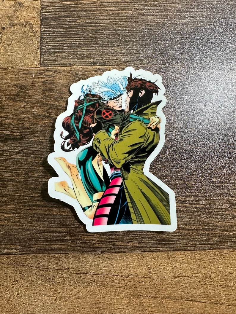 Rogue and Gambit Sticker - Etsy
