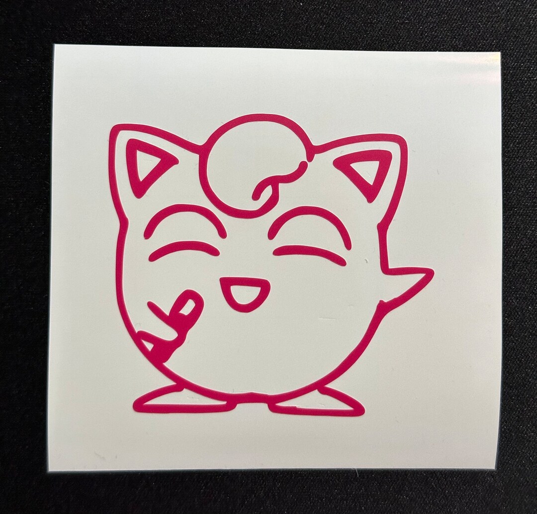 Singing Jigglypuff Vinyl Decal choose the Size Choose the - Etsy