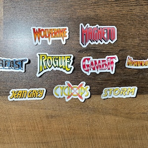 Xmen Logos Vinyl Stickers (choose Your Logo, Choose Your Size) - Etsy