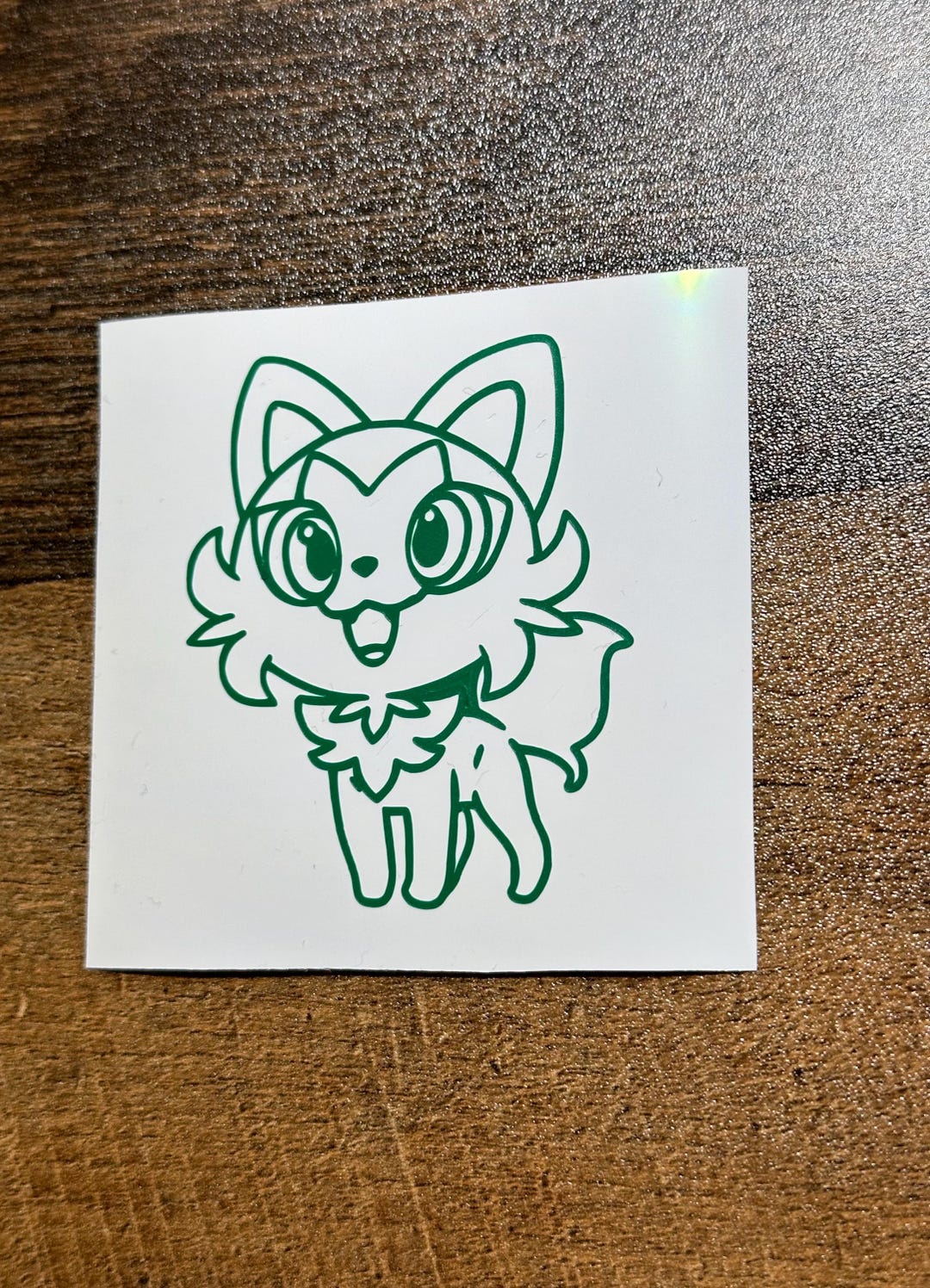 Sprigatito Vinyl Decal (choose the Size, Choose the Color) - Etsy