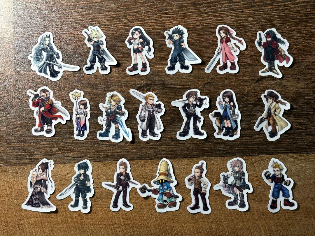Chibi Cloud Sephiroth Aerith Tifa Yuna Noctis Squall and Many More ...