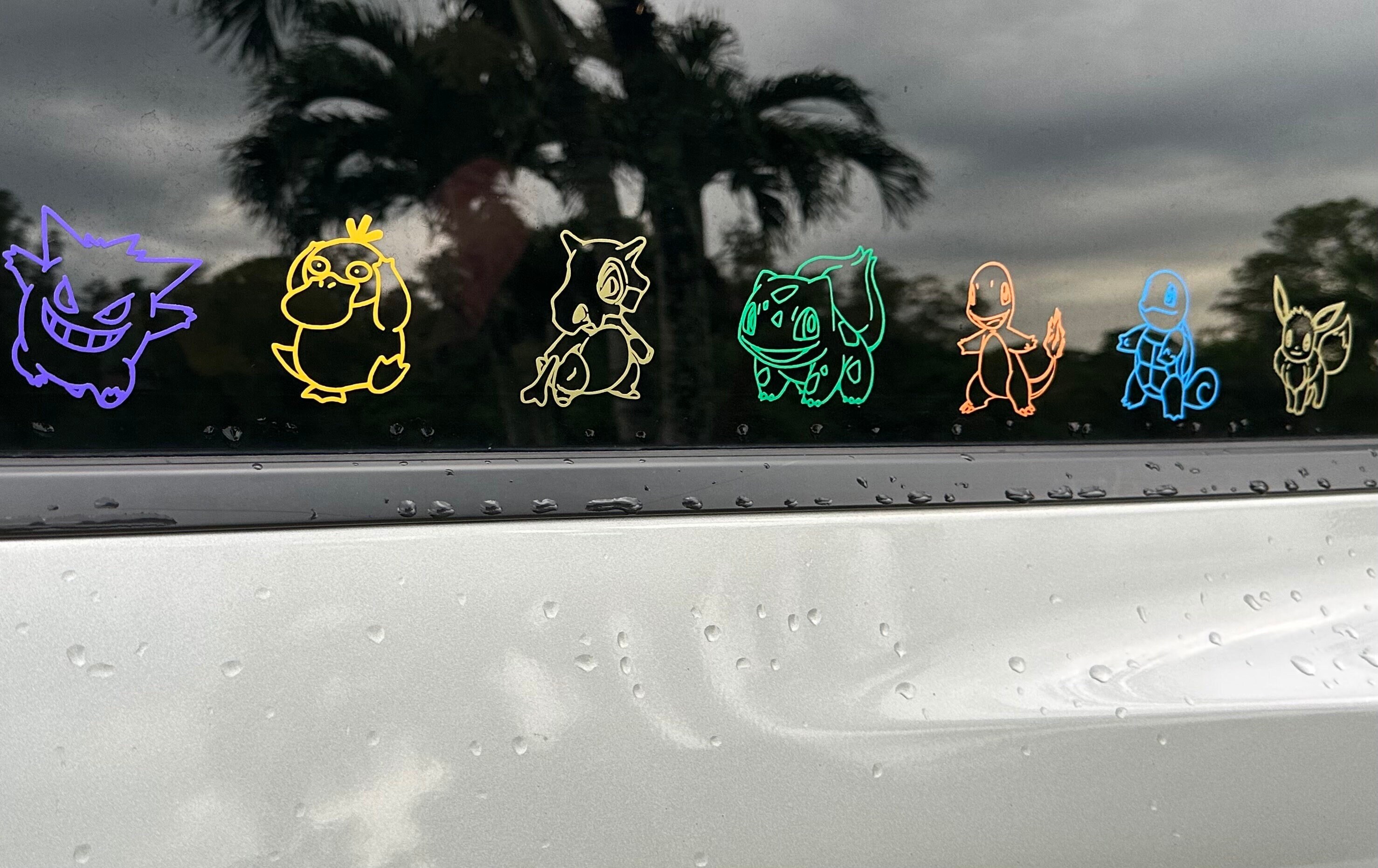 Psyduck Vinyl Decal choose the Size, Choose the Color - Etsy