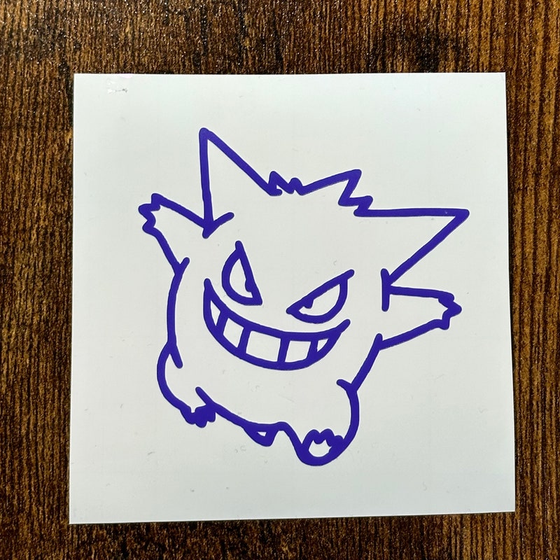 Gengar Vinyl Decals - Etsy