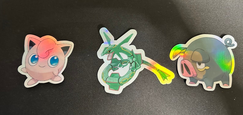 Any Poke Vinyl Sticker Generation 1 Through 9: Choose Yours (waterproof ...