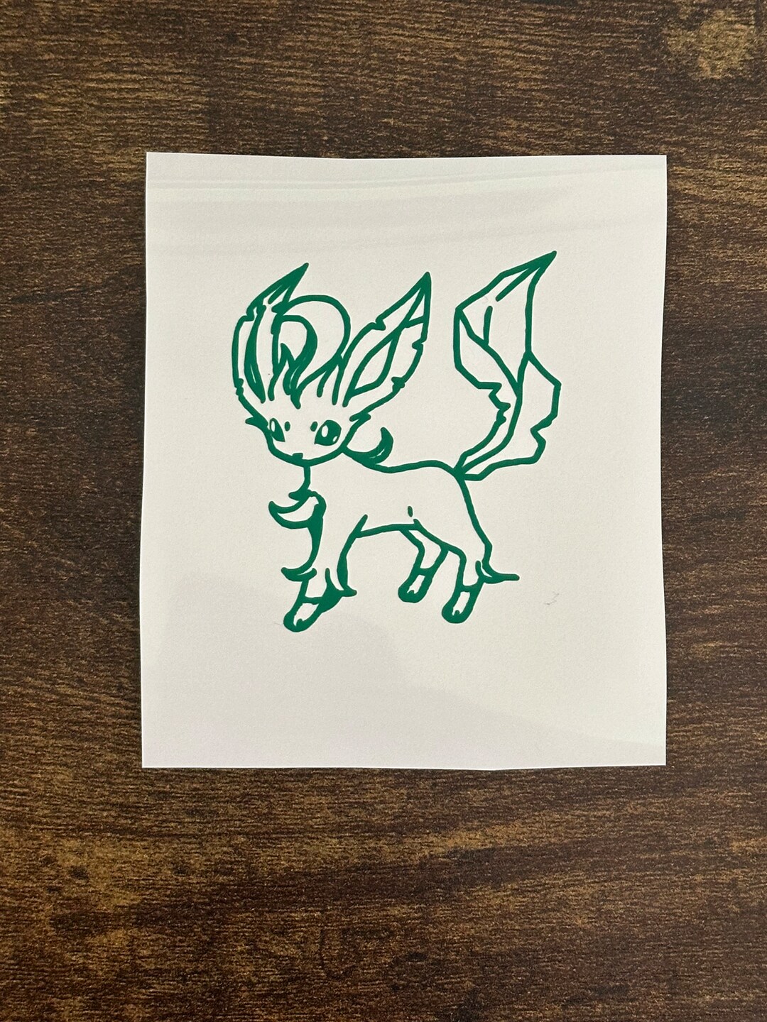 Leafeon Vinyl Decal (choose the Size, Choose the Color) - Etsy