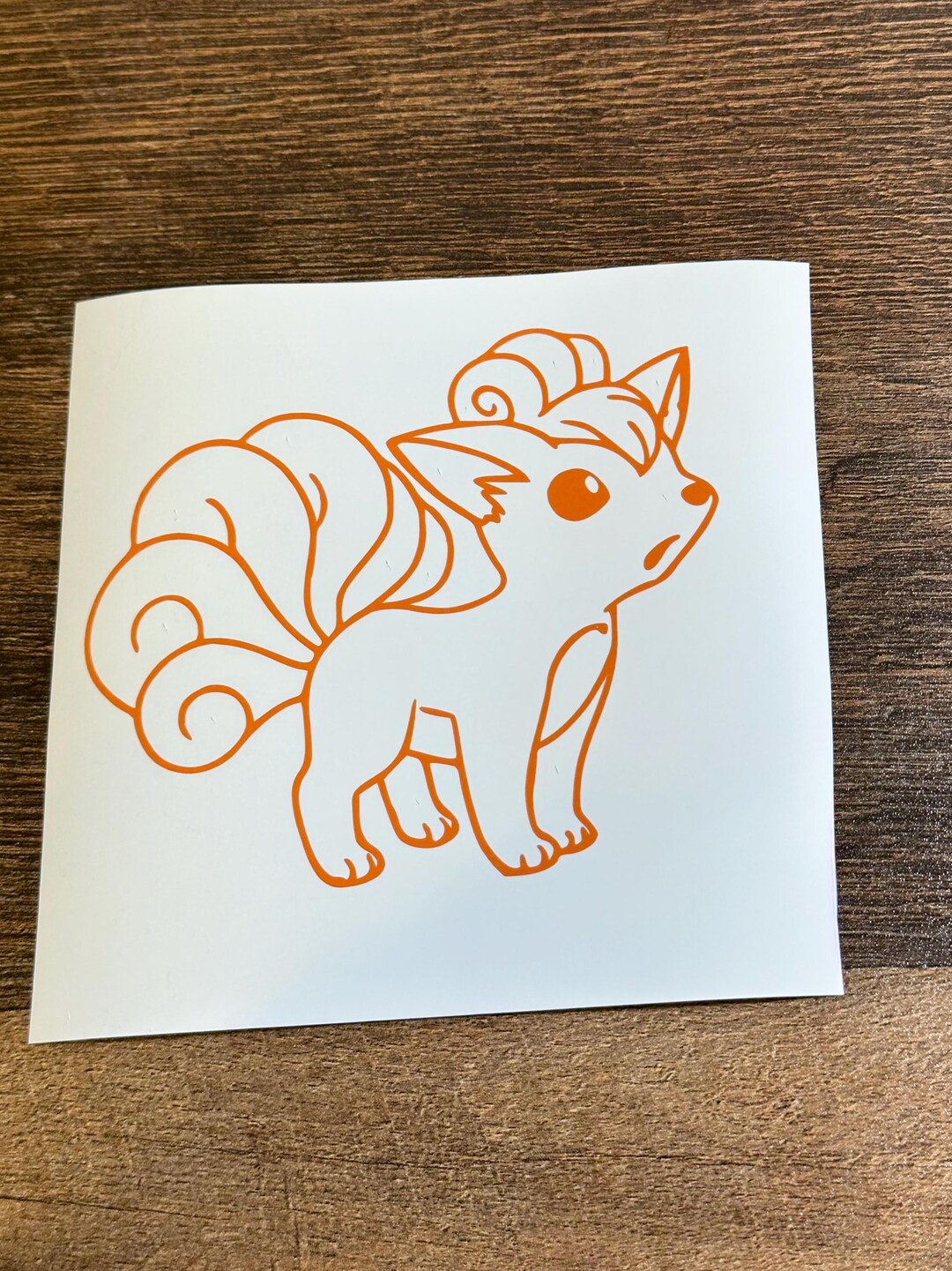 Vulpix Vinyl Decal (choose the Size, Choose the Color) - Etsy
