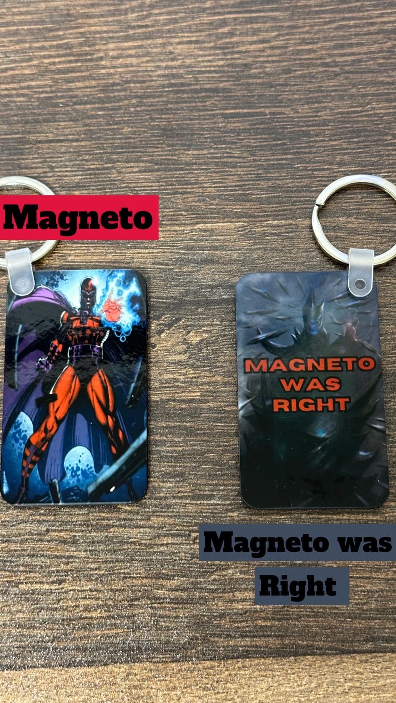 Xmen Keychains and Tags (choose Your Designs) - Etsy