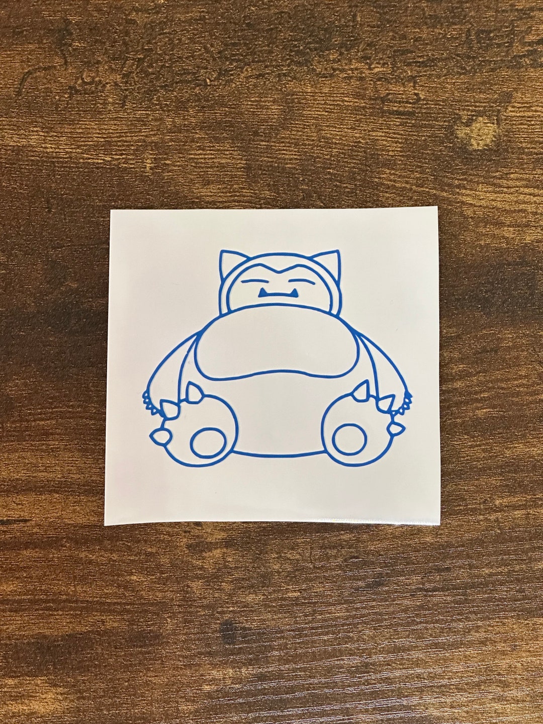Snorlax Vinyl Decal (choose the Size, Choose the Color) - Etsy