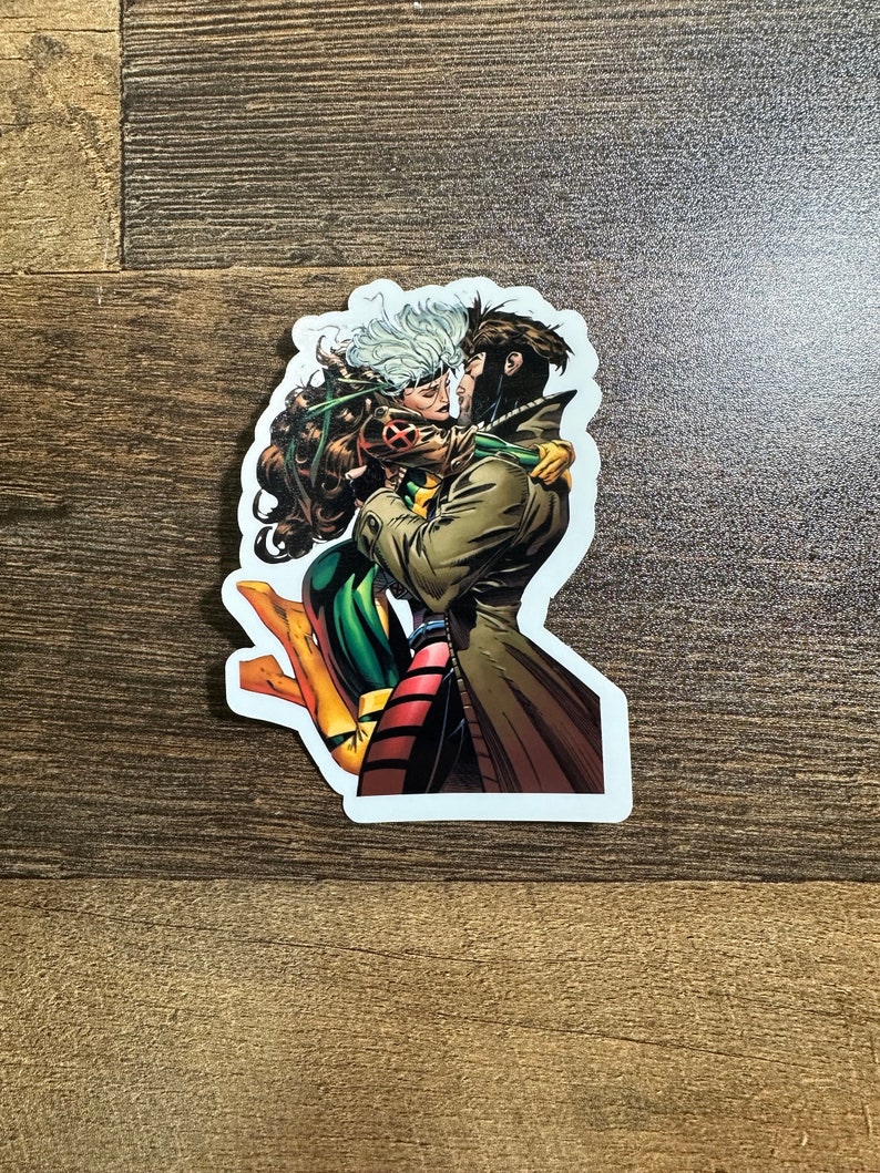 Rogue and Gambit Sticker - Etsy