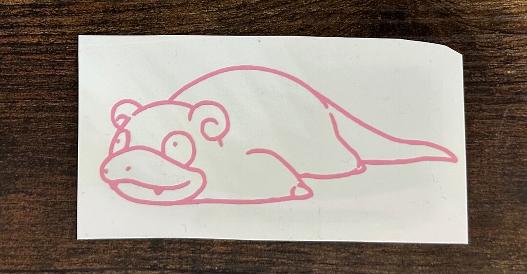 Lazy Slowpoke Vinyl Decal (choose the Size, Choose the Color) - Etsy