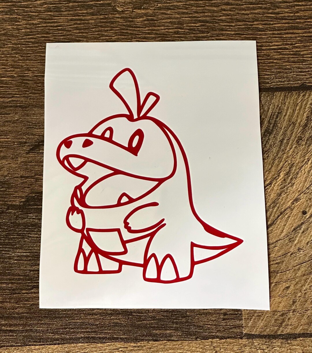 Fuecoco Vinyl Decal (choose the Size, Choose the Color) - Etsy