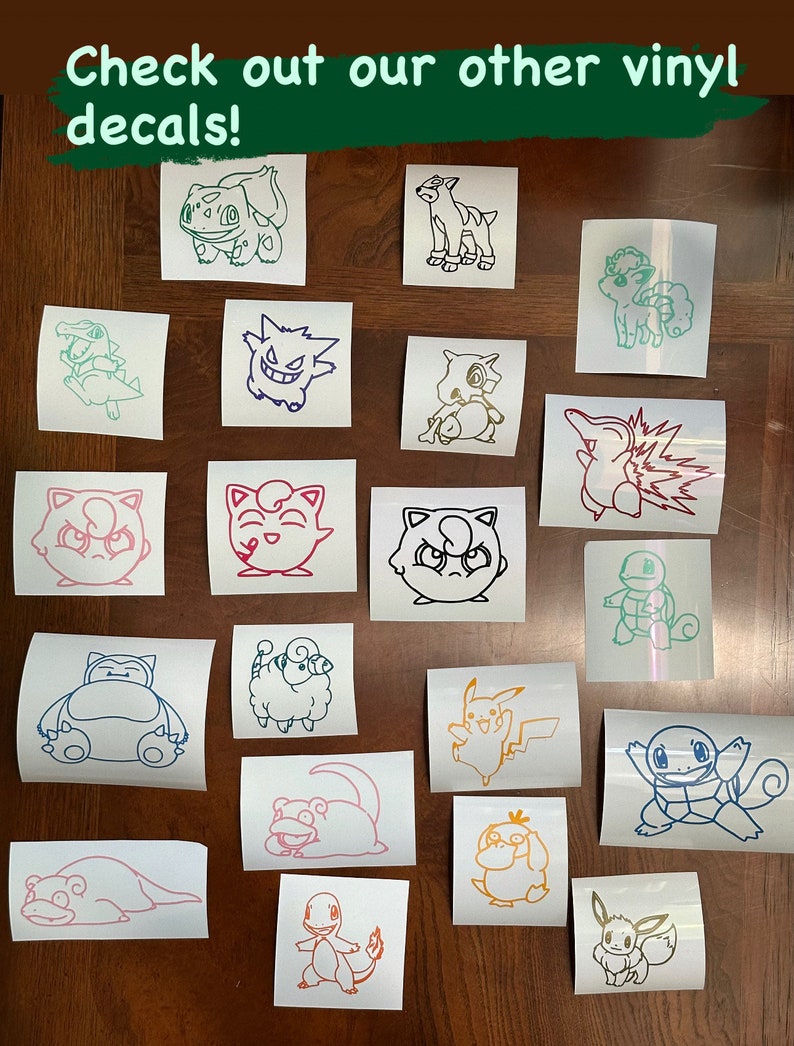 Dragonite Vinyl Decal (choose the Size, Choose the Color) - Etsy