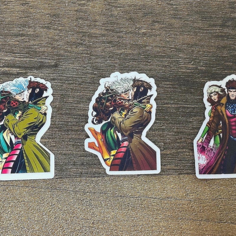 Rogue Gambit Stickers - Etsy