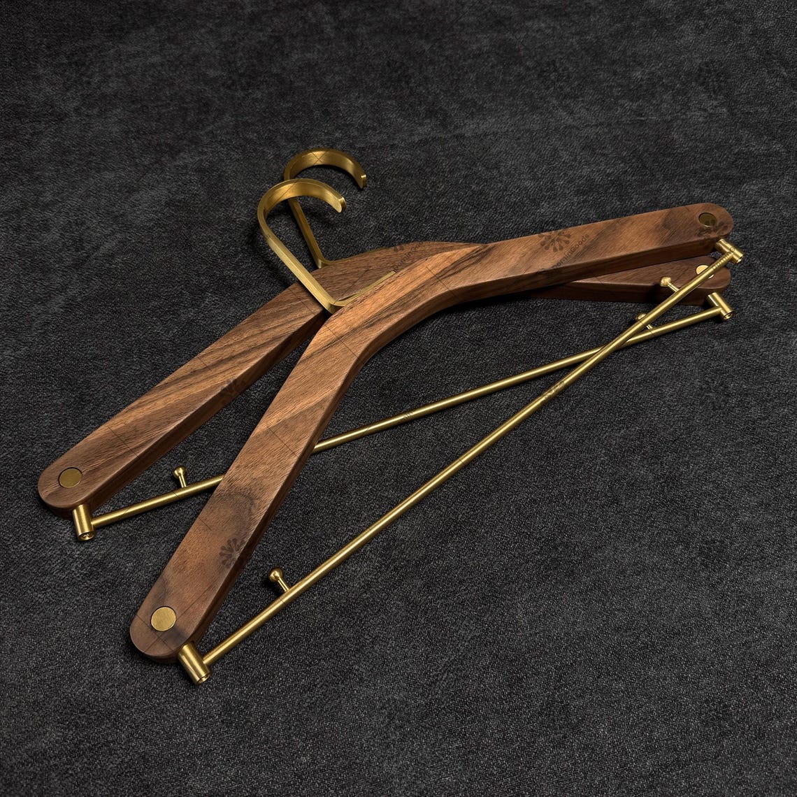 Custom Wooden Hangers, Clothing Storage Hangers, Elegant Adult Hangers ...