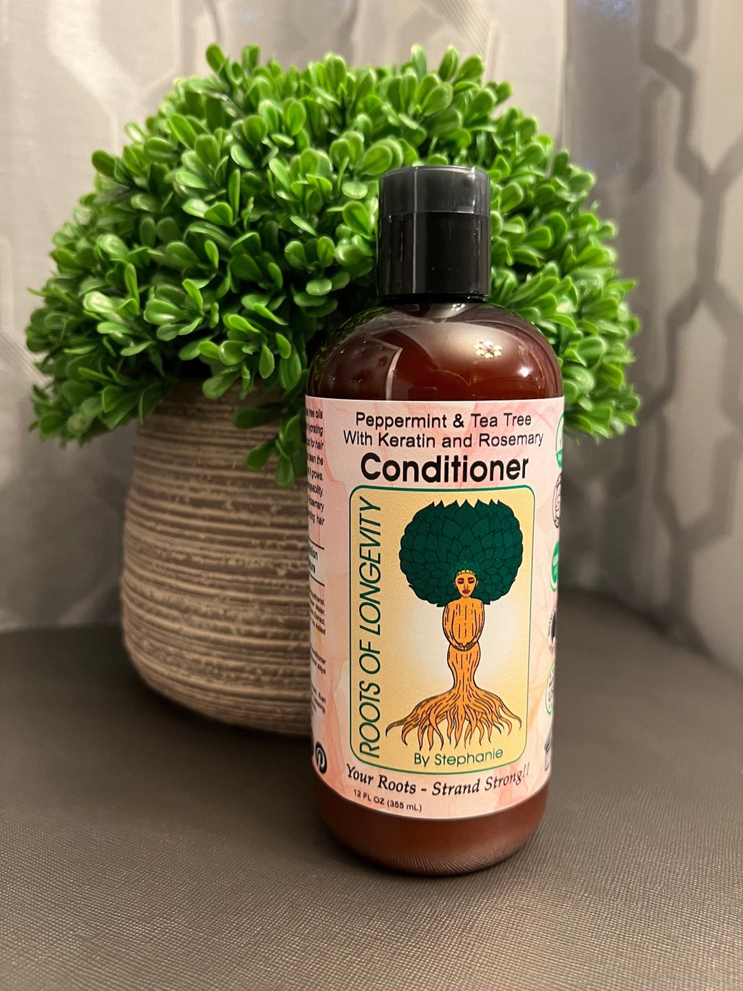 Peppermint & Tea Tree With Keratin and Rosemary Conditioner - Etsy