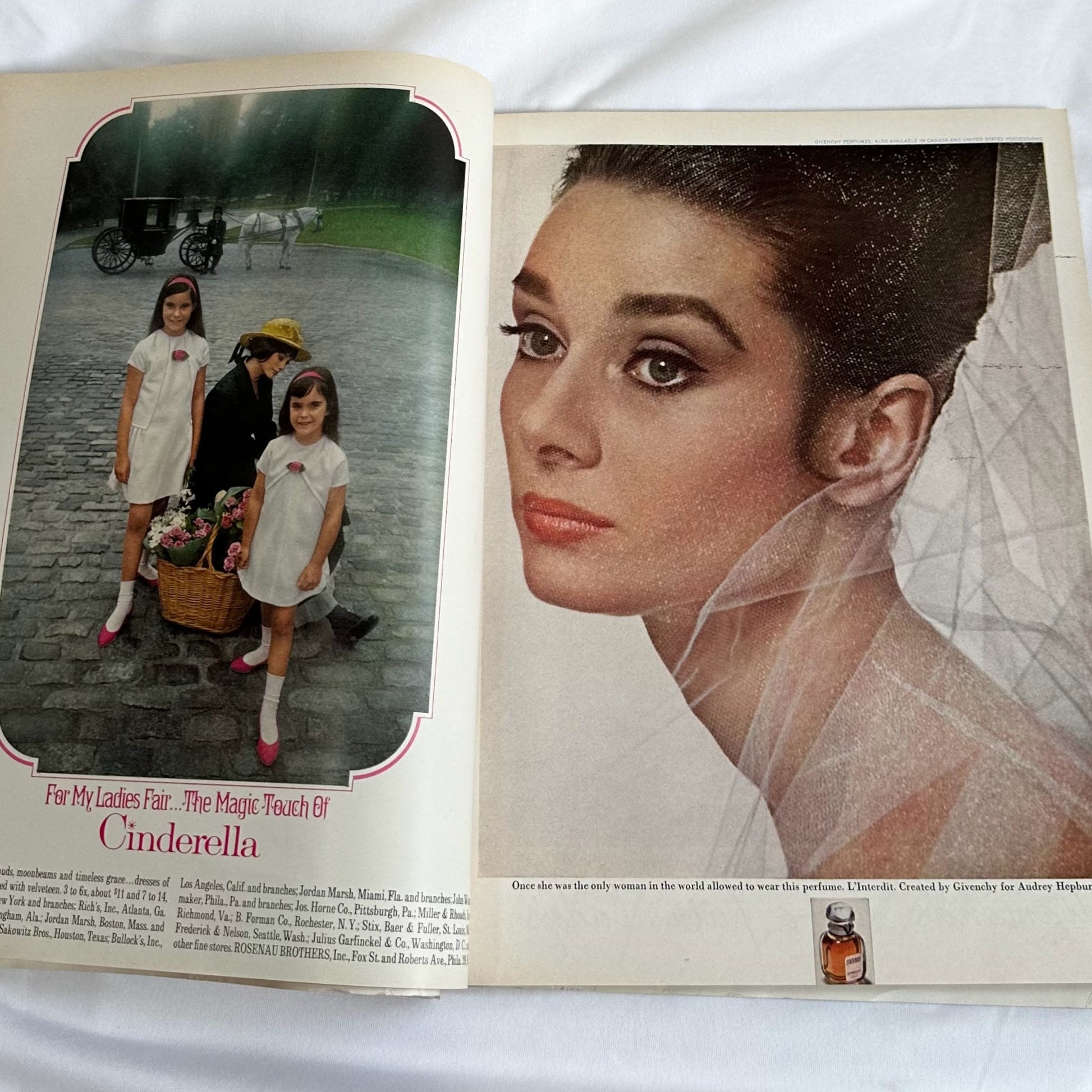 Vogue Magazine October 15, 1964 Mod Fashion Audrey Hepburn - Etsy