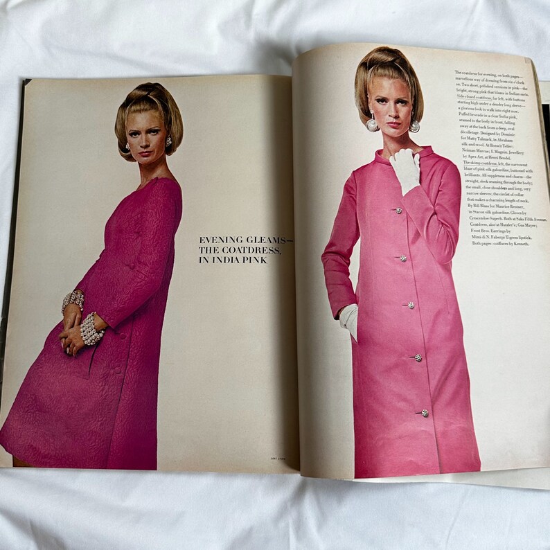 Vogue Magazine October 15, 1964 Mod Fashion Audrey Hepburn - Etsy