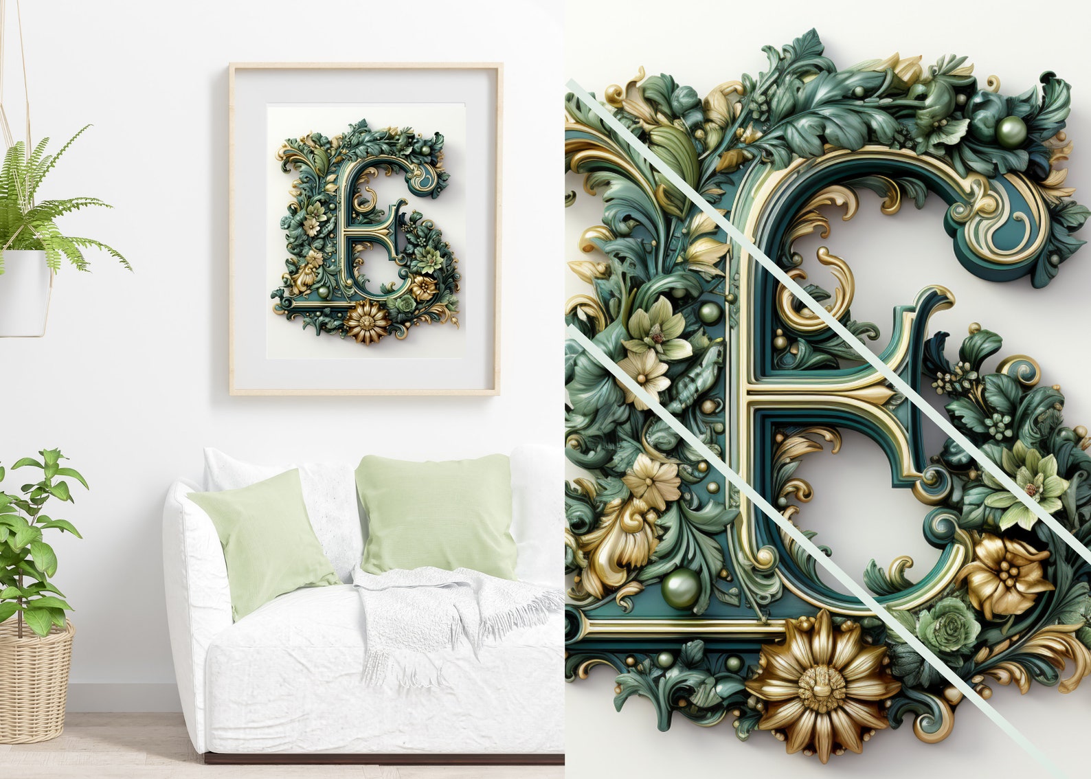 Gold Metallic Printable Alphabet Letter E Commercial Use Fonts Monogram ...
