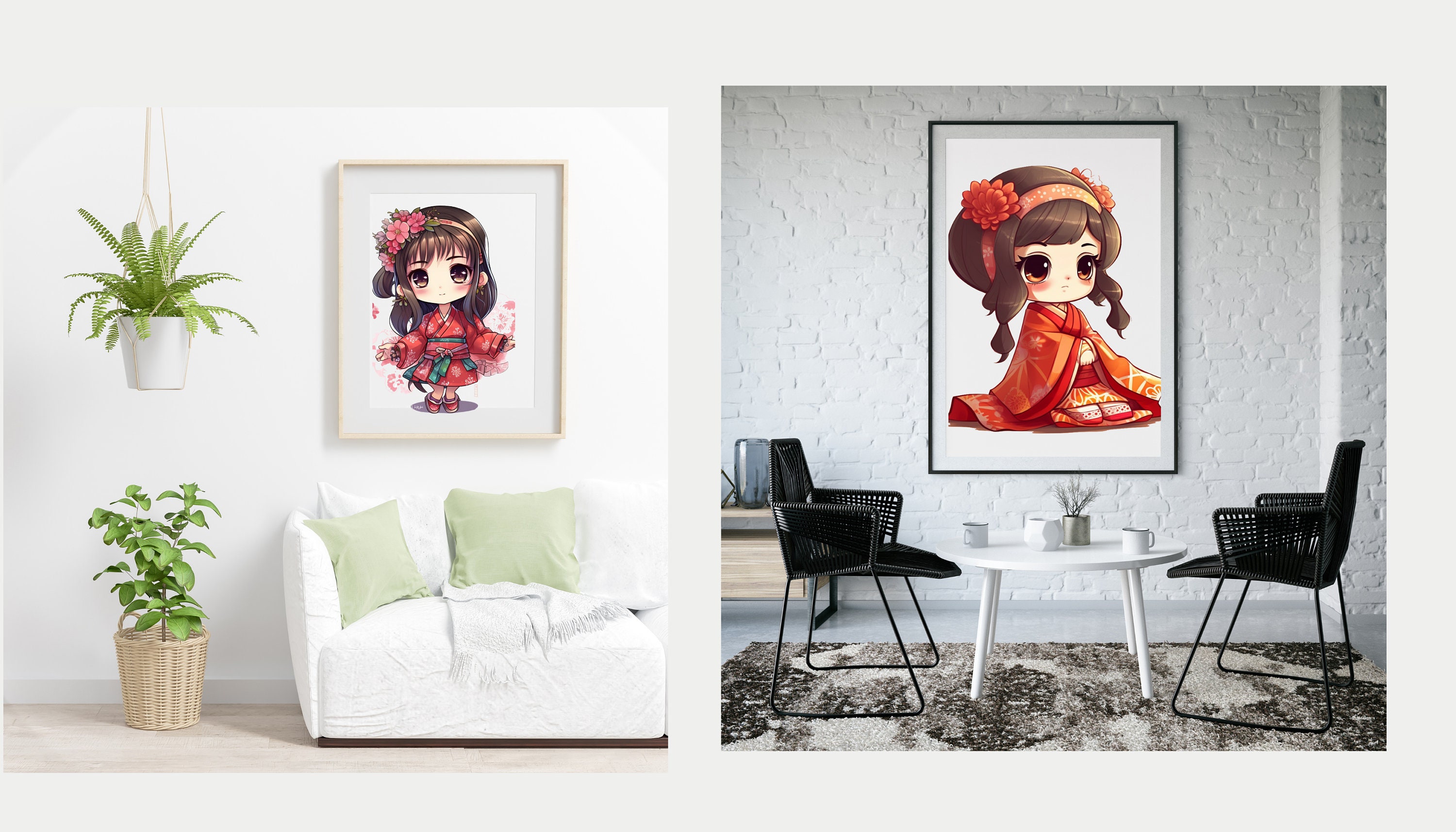 Chinese Chibi Clipart, Cute Classic Little Girl, Vintage Girl, Cute ...