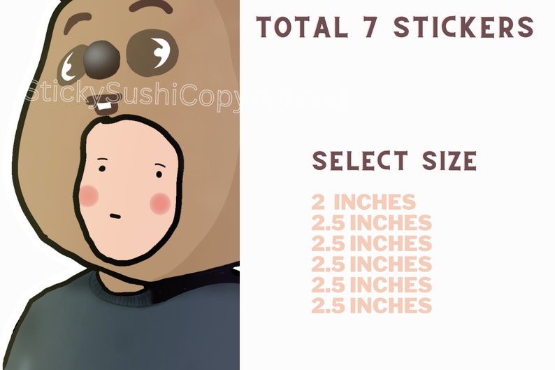 7 Stray Kids Stickers Bang Chan Lee Know Changbin, Hyunjin, Han, Felix ...