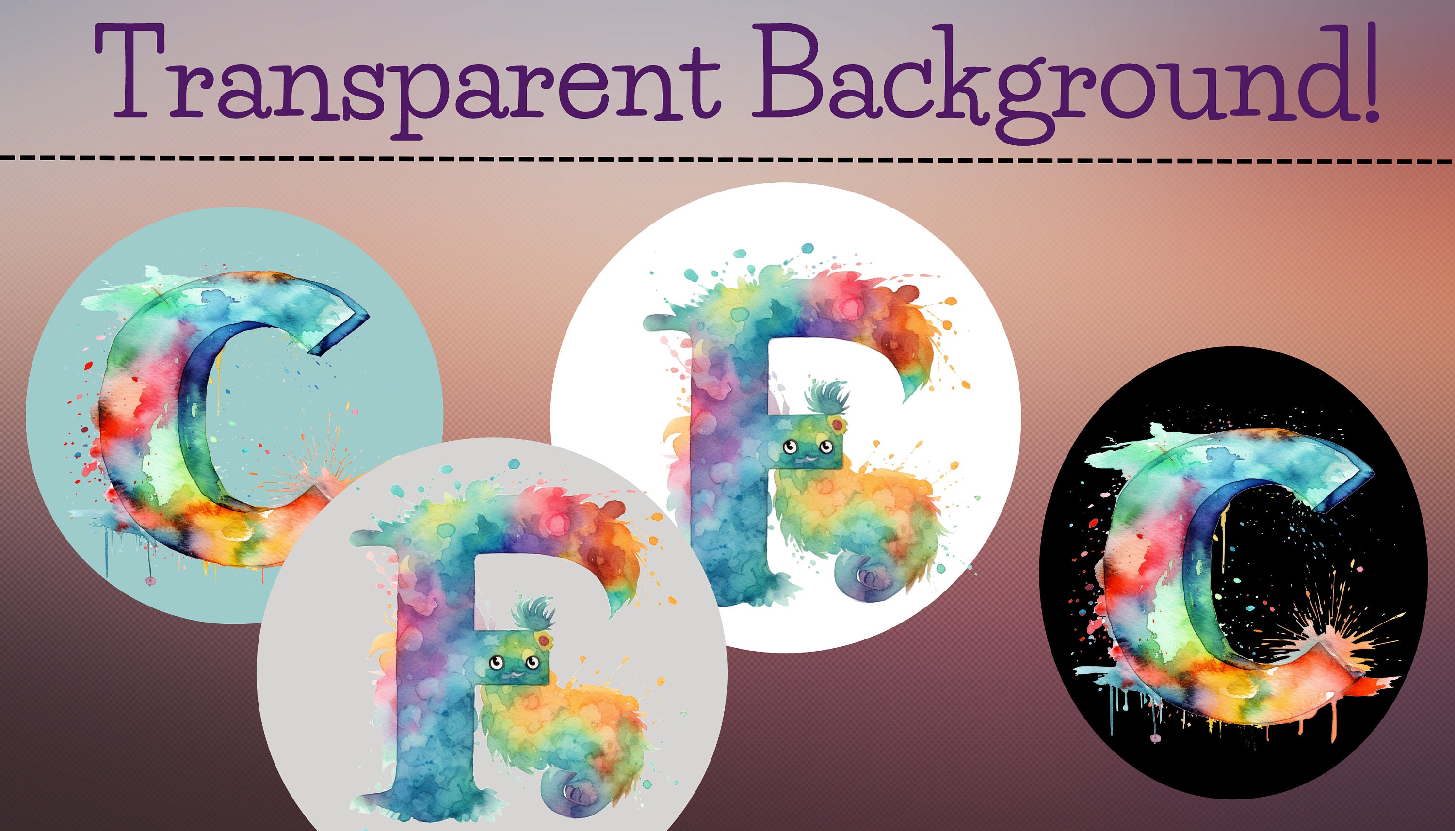 TRANSPARENT BACKGROUND Add on Listing for My Store Listings Only - Etsy