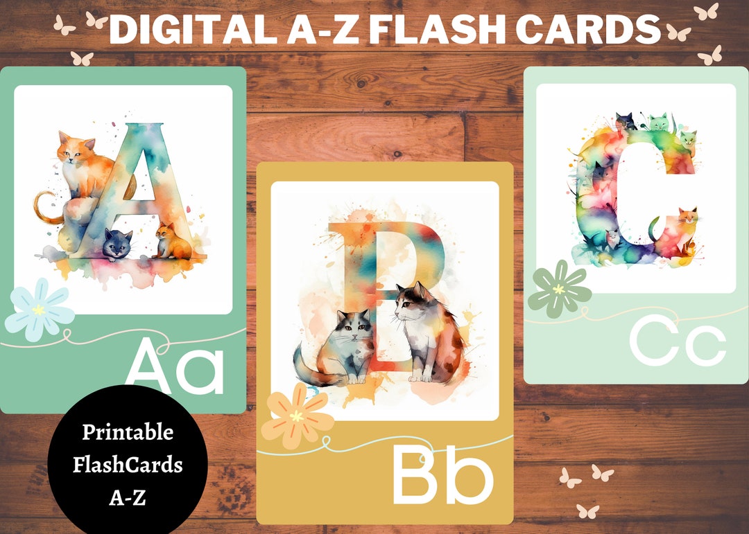 A-Z ABC Cat Alphabet Handprint Craft Art Phonic Book / Baby - Etsy Hong ...