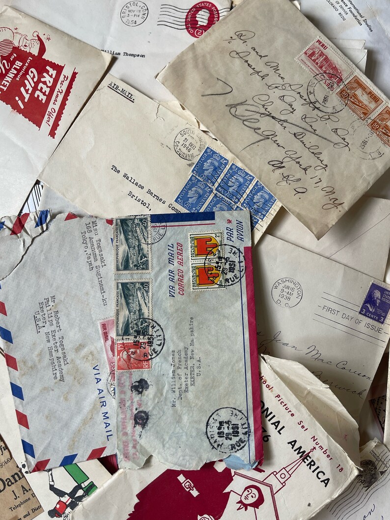 Genuine Vintage Mail Ephemera Mystery Pack - Etsy