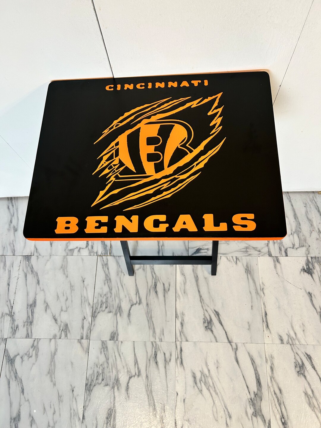 Cincinnati Bengals Folding Tray Table - Etsy