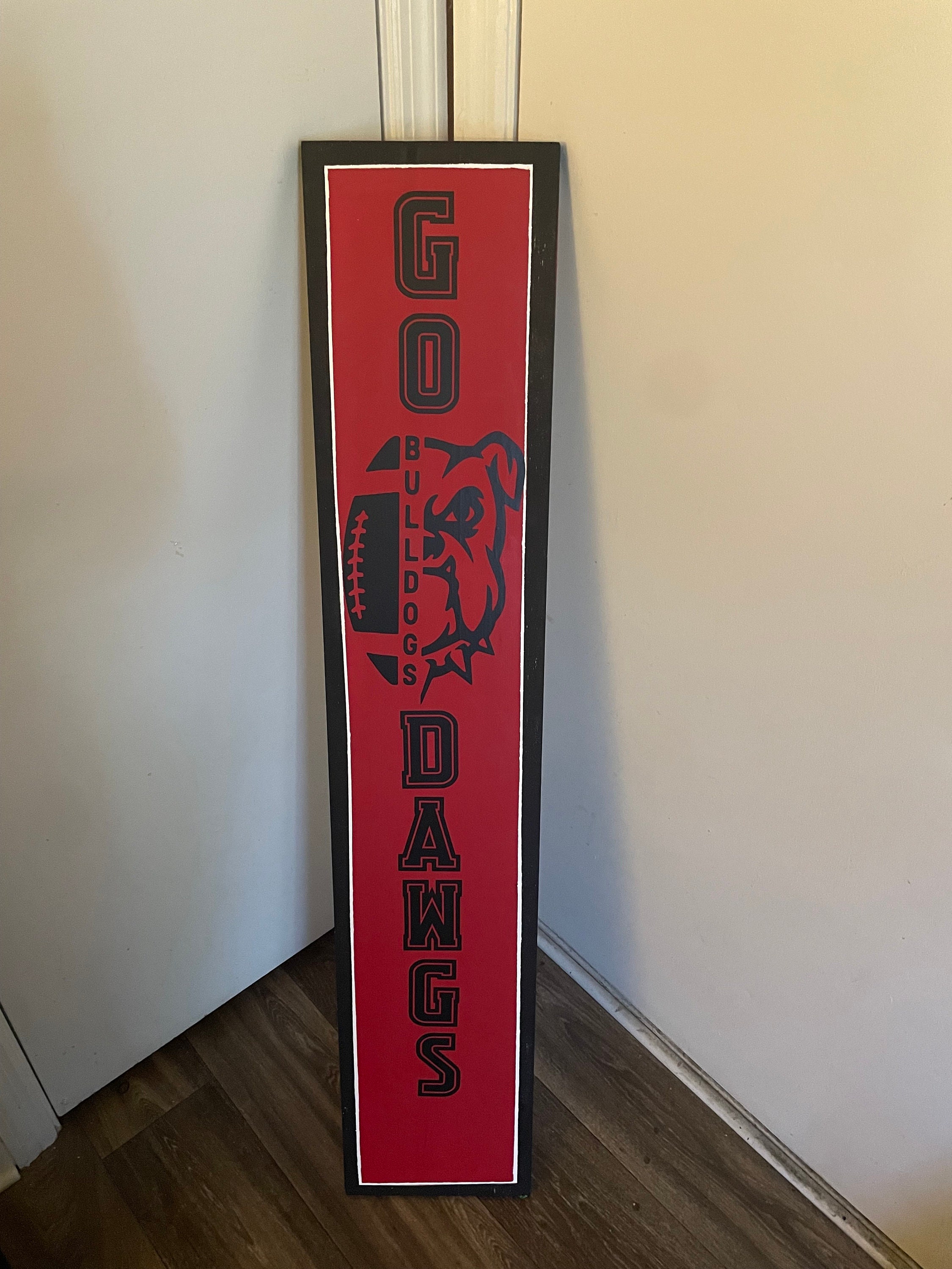 Georgia Bulldog Porch Sign/ Man Cave Sign - Etsy