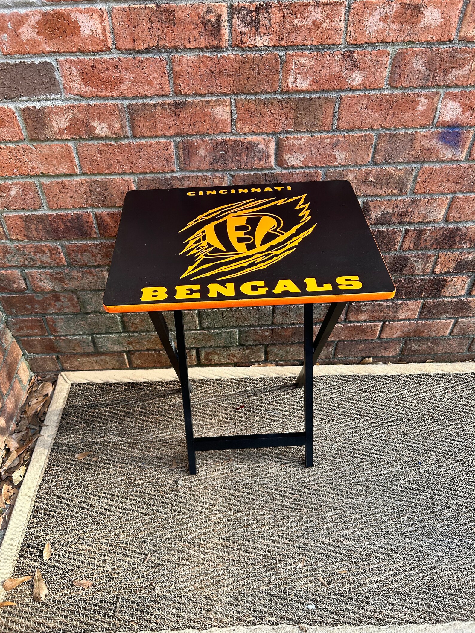 Cincinnati Bengals Folding Tray Table - Etsy