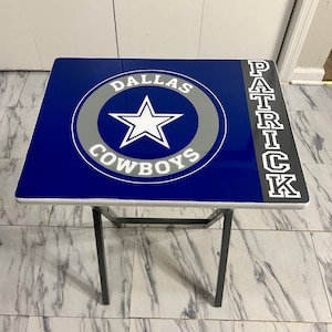 Dallas Cowboys Folding Tray Table - Etsy