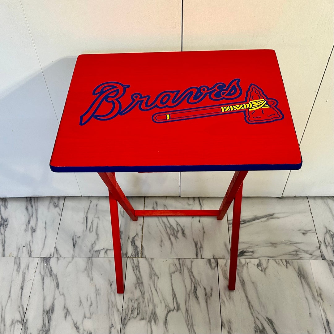 Atlanta Braves Folding Tv Tray Table - Etsy