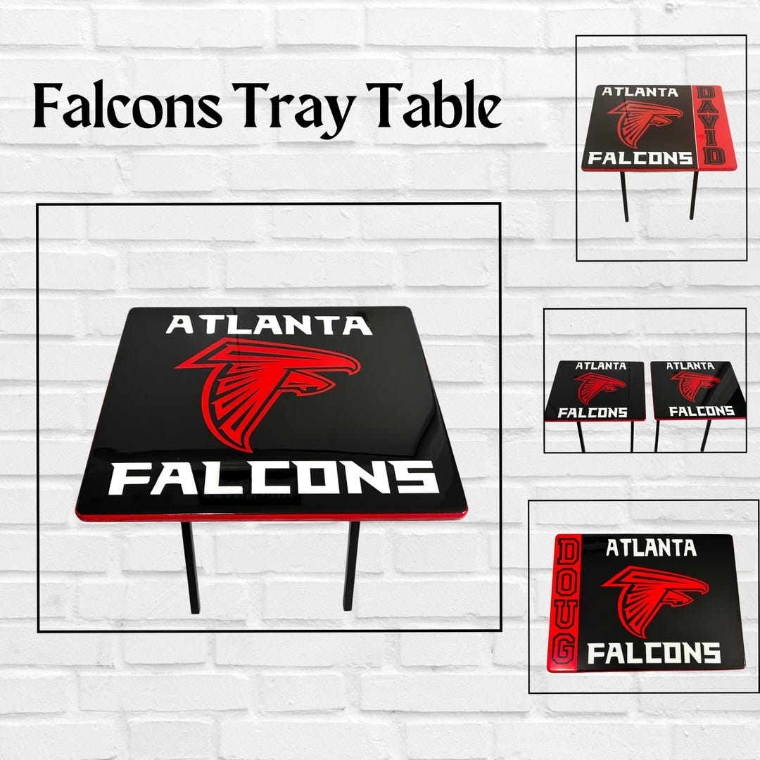 Atlanta Falcons Folding TV Tray Table - Etsy