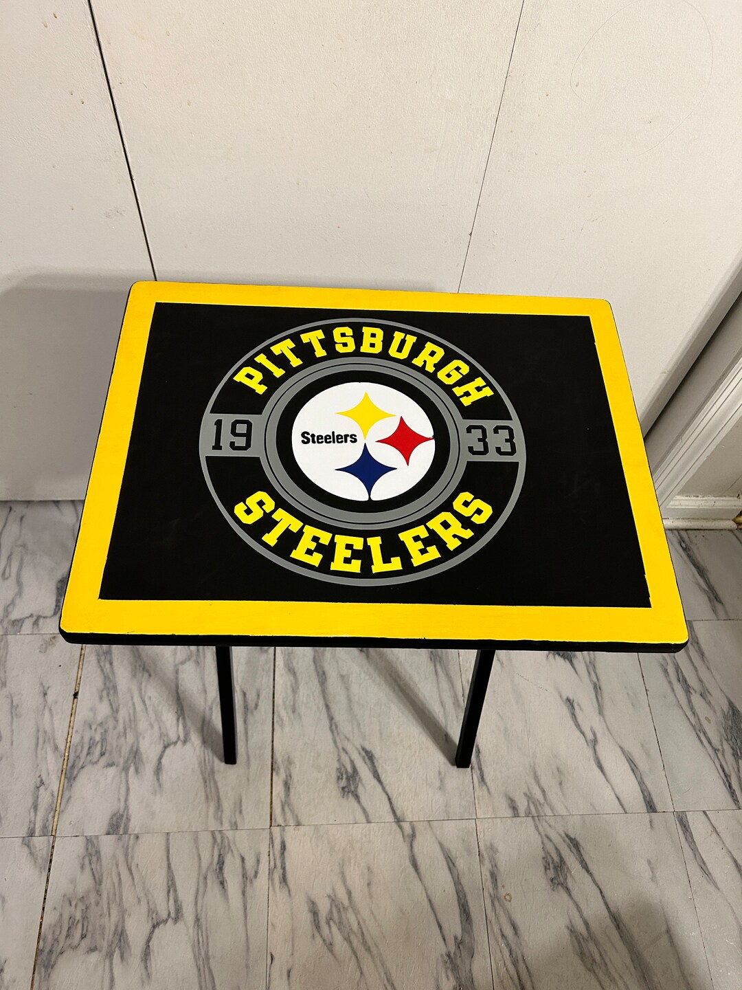 Pittsburgh Steelers Folding Tray Table - Etsy