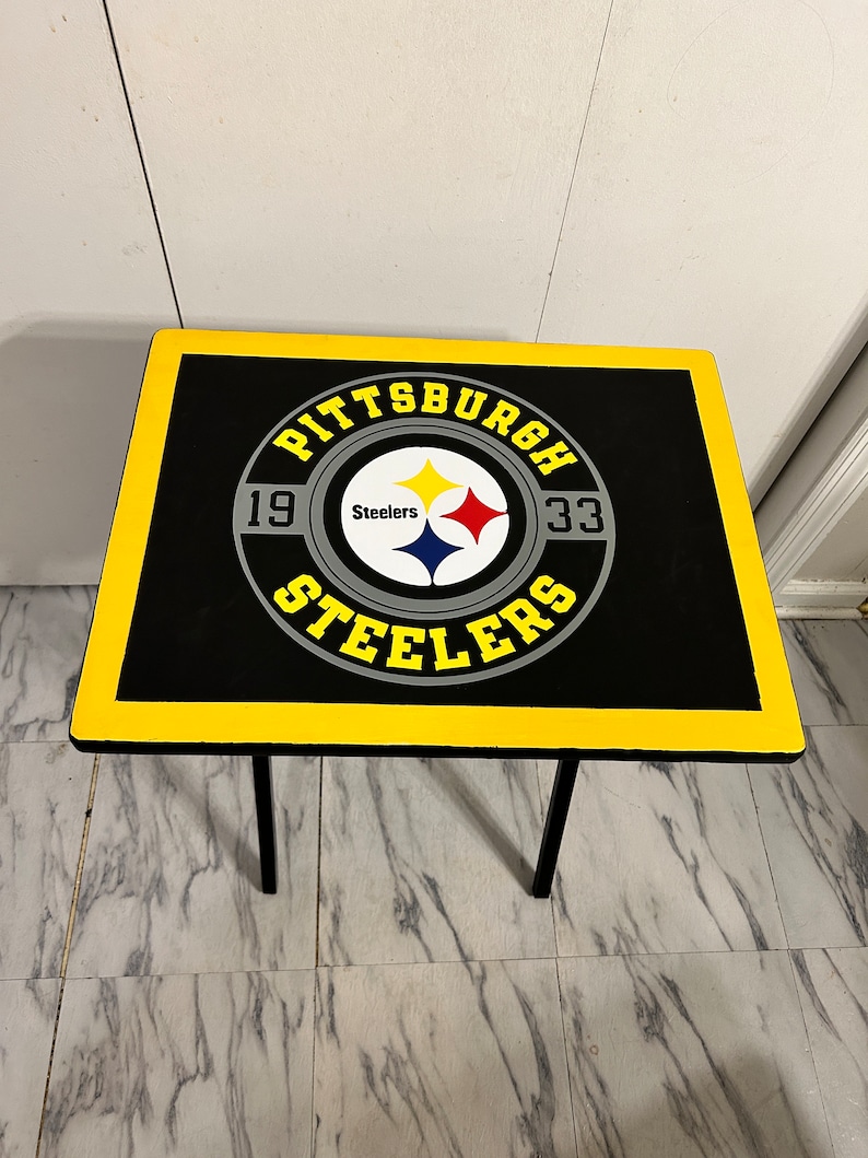 Pittsburgh Steelers Folding Tray Table - Etsy