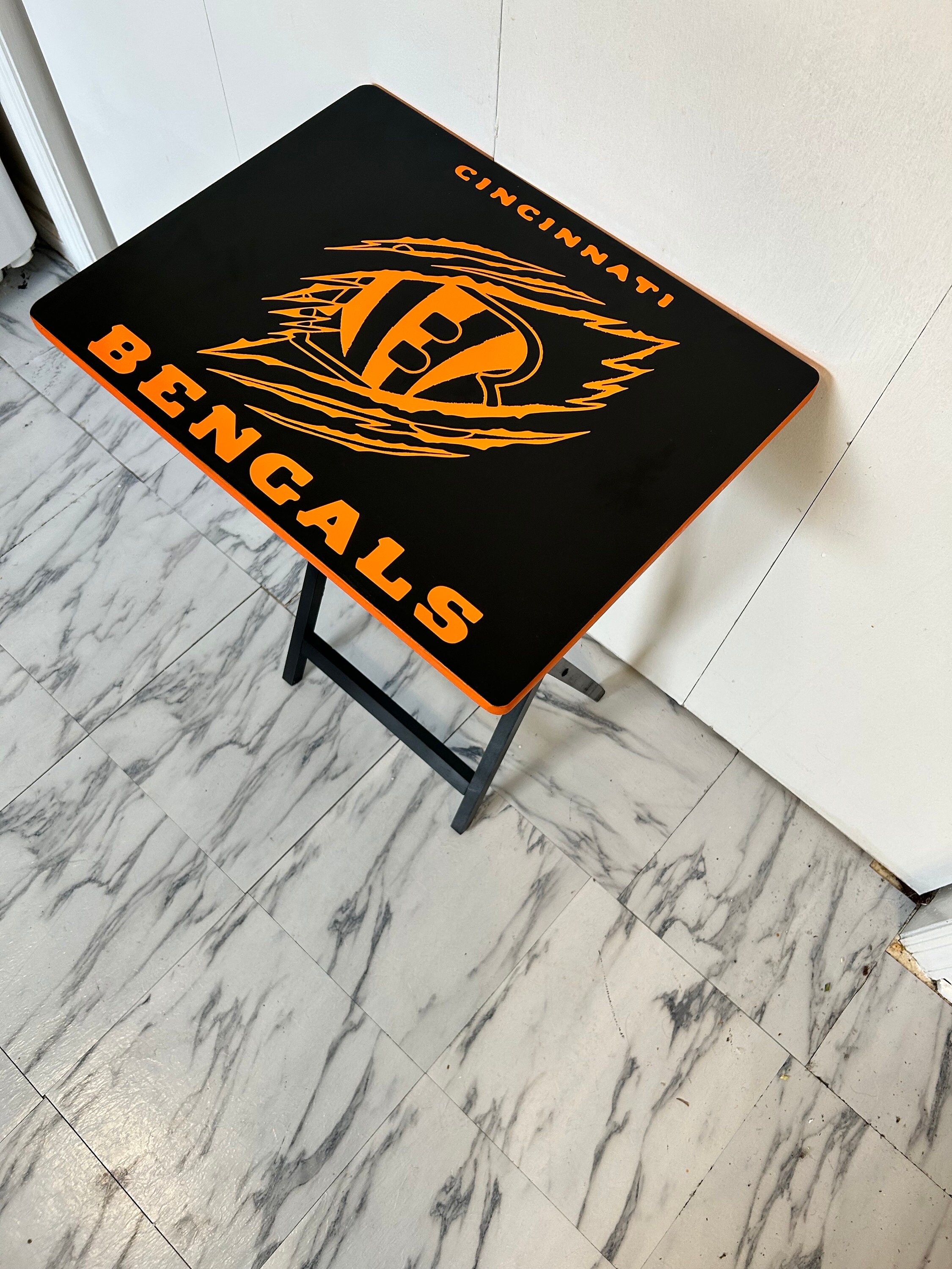 Cincinnati Bengals Folding Tray Table - Etsy
