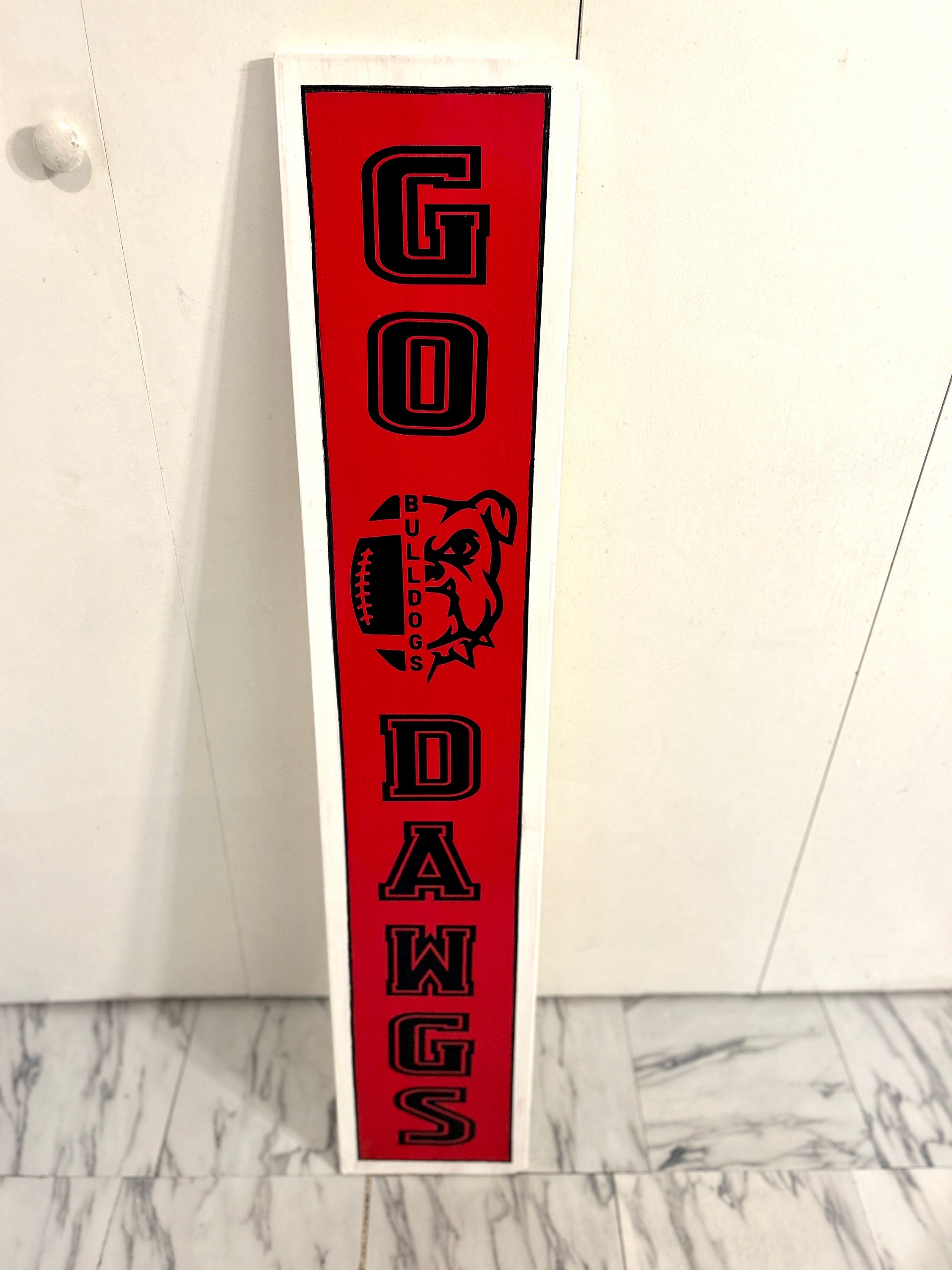 Georgia Bulldog Porch Sign/ Man Cave Sign - Etsy