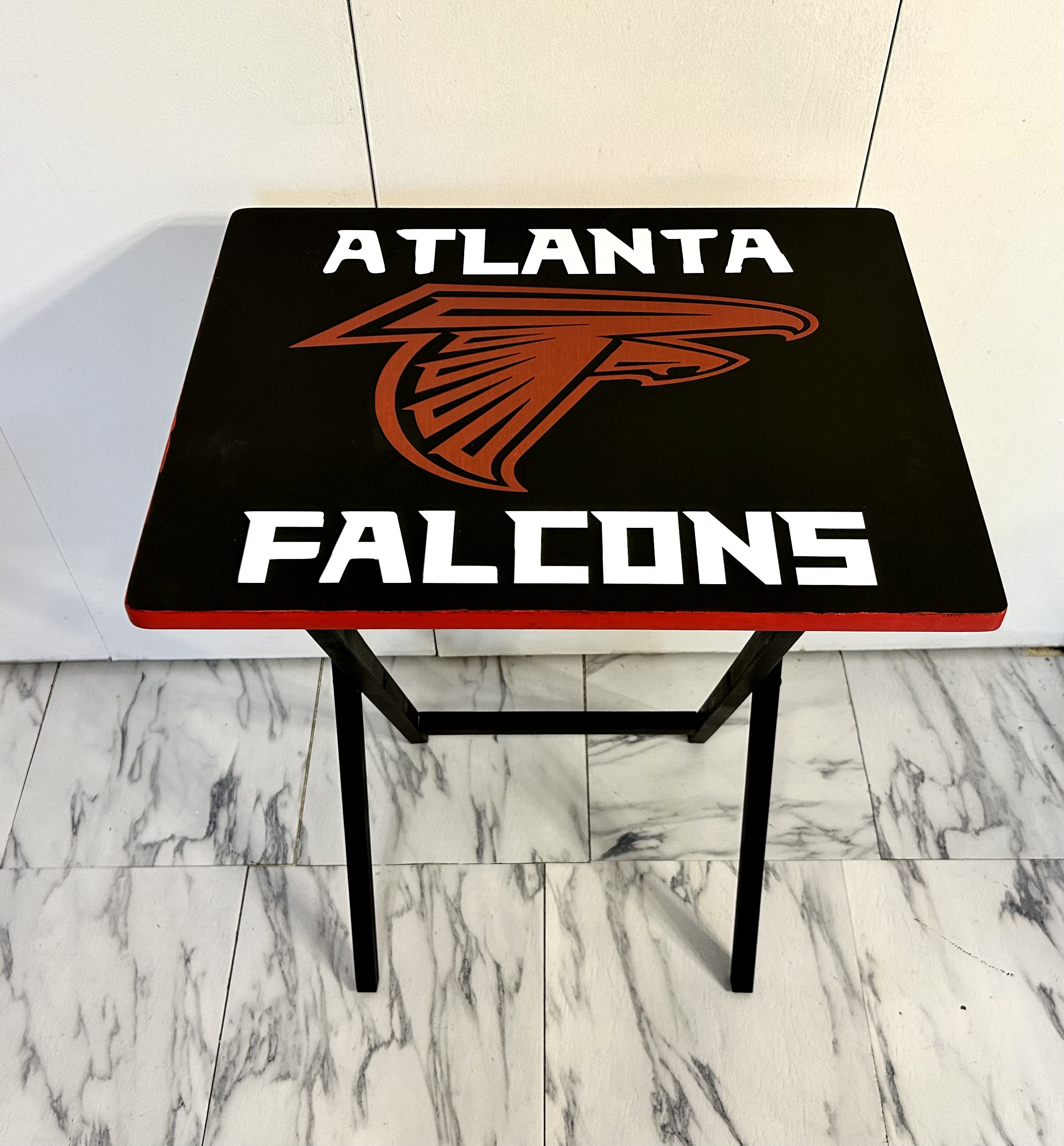 Atlanta Falcons Folding TV Tray Table - Etsy