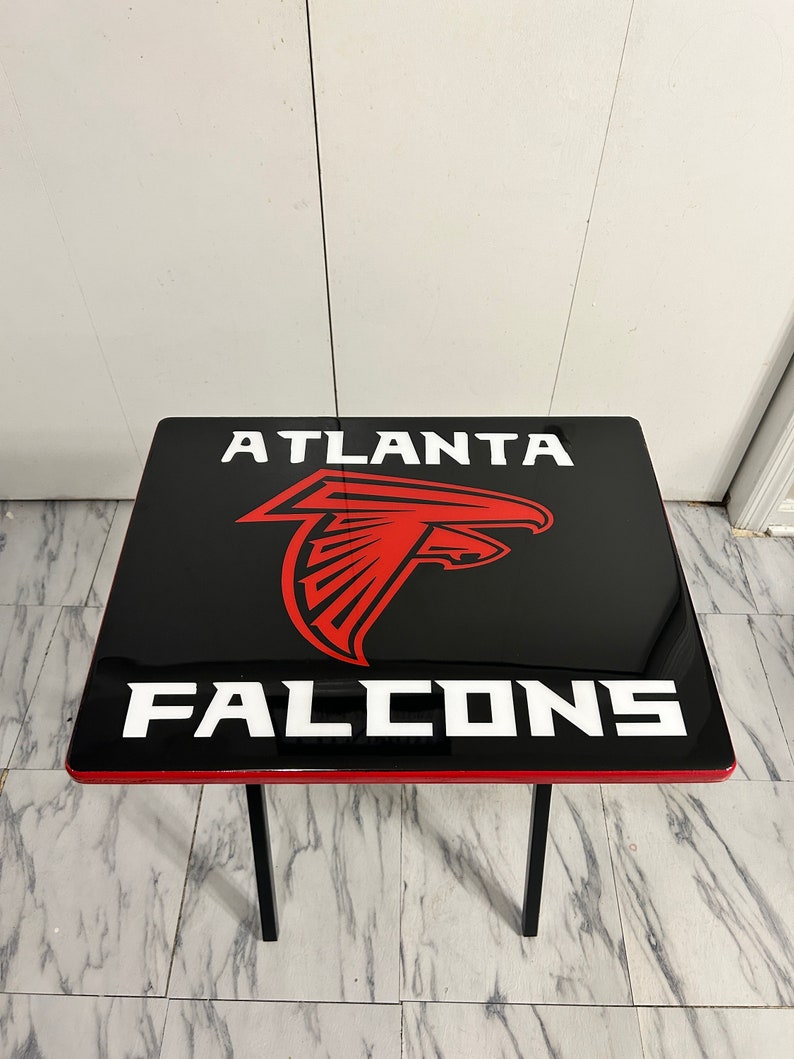 Atlanta Falcons Folding TV Tray Table - Etsy