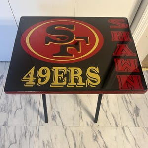 San Fransisco 49ers Tray Table - Etsy
