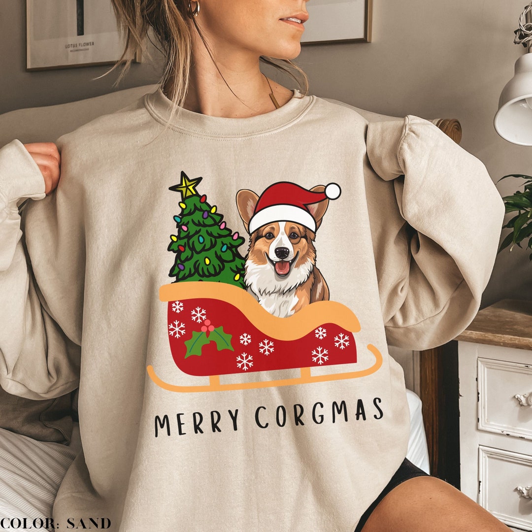 Corgi Christmas Sweatshirt Corgi Mom Sweatshirt Corgi Shirt - Etsy