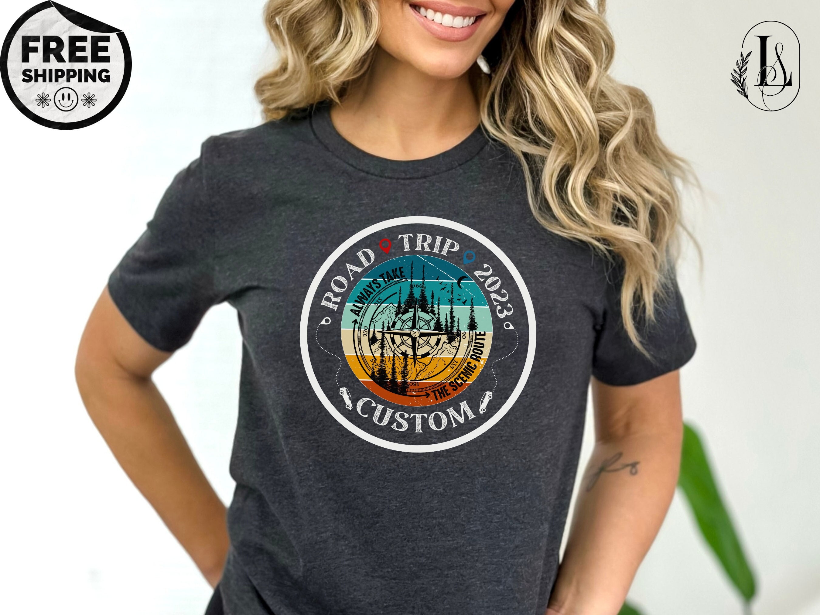 Custom Roadtrip Shirt, Friends Road Trip Shirt, Personalized Vacay Mode ...