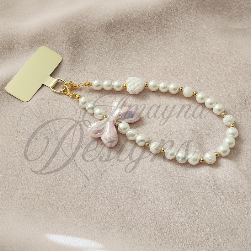 Bow Charm Phone Wristlet - Etsy