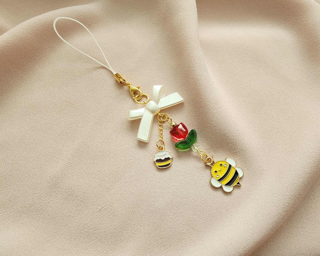 Bumblebee/nature/purse Charms/cute Keychains/womens Accessories/bees ...